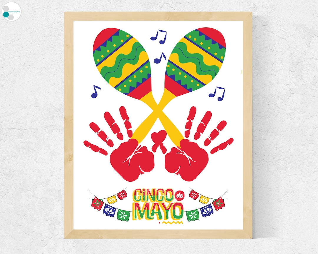 Cinco De Mayo Handprint Craft, Toddler Cinco De Mayo Craft for Kids ...