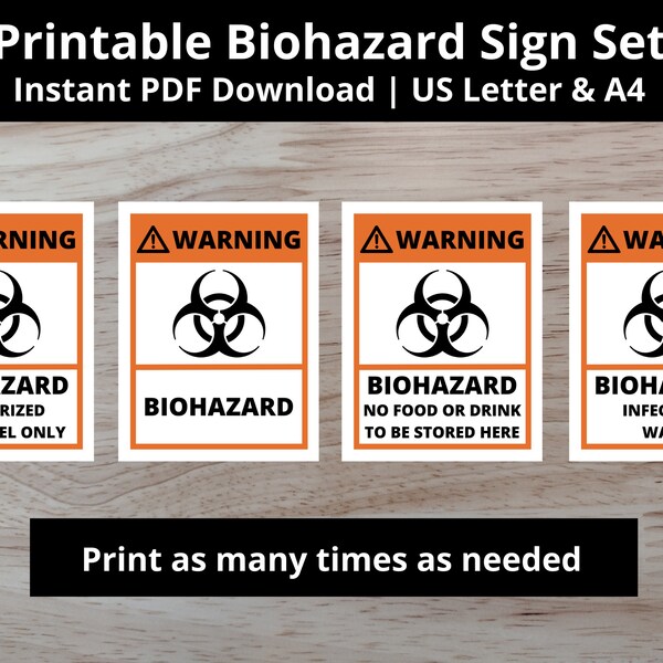 Biohazard Sign - Etsy