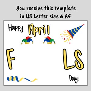 April Fools Handprint Craft, April Fools Day Craft for Toddlers ...