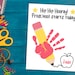 Preschool First Day Handprint Craft, Back to School Handprint Art ...