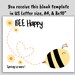 Bee Spring Handprint Art Craft Printable, Happy Spring Handprint Craft ...