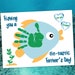 Fishing Father's Day Handprint Craft, Grandpa Papa Dad Daddy Handprint ...