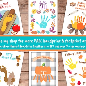 Acorn Handprint Art Craft, Fall Handprint Art, Fall Handprint Craft for ...
