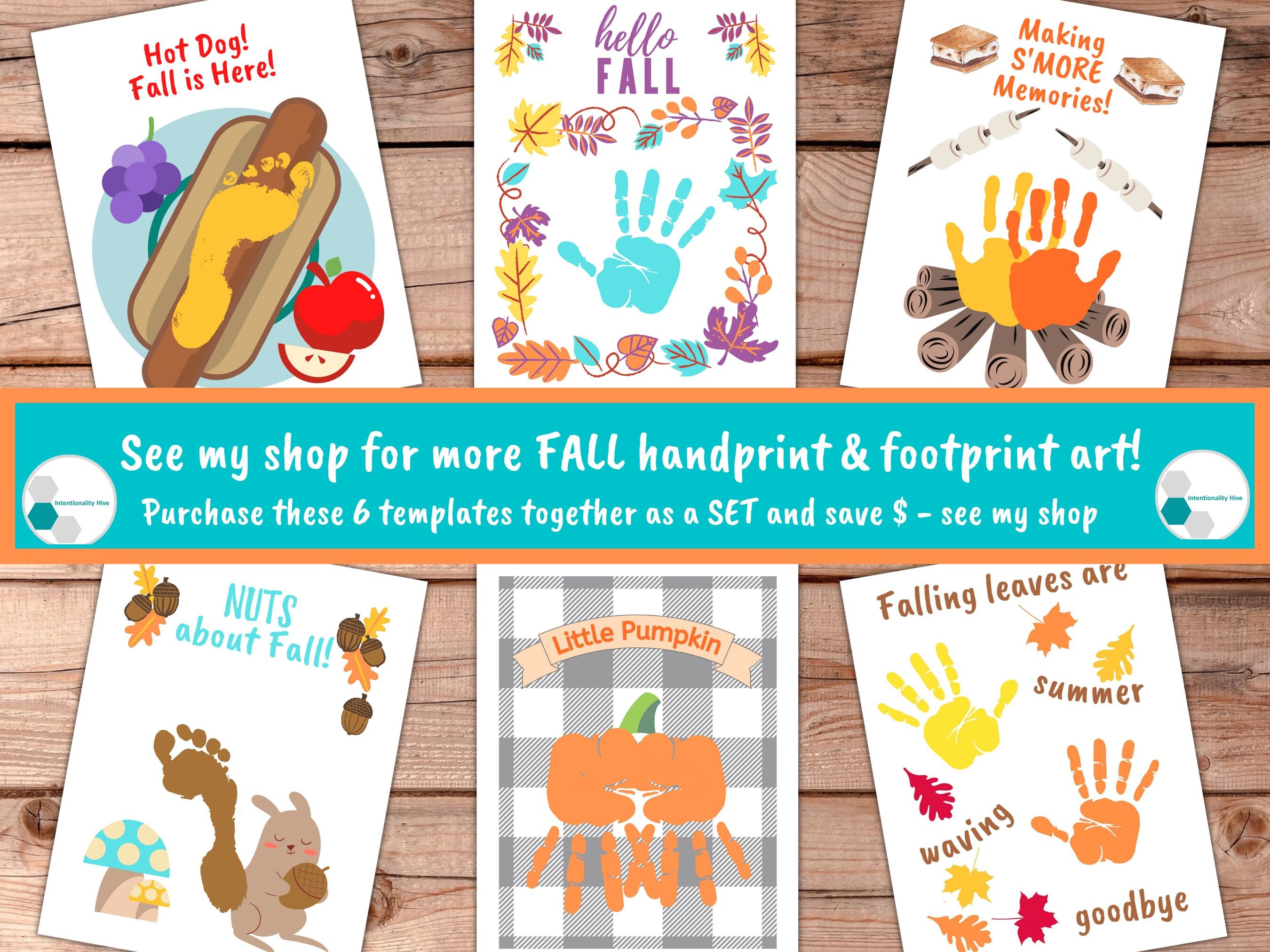 Acorn Handprint Art Craft, Fall Handprint Art, Fall Handprint Craft for ...