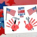 Handprint Labor Day Craft for Toddlers Kids Preschool Baby - Etsy