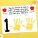 100 Days of School Handprint Art Poem, 100 Days Preschool Craft, 100 ...