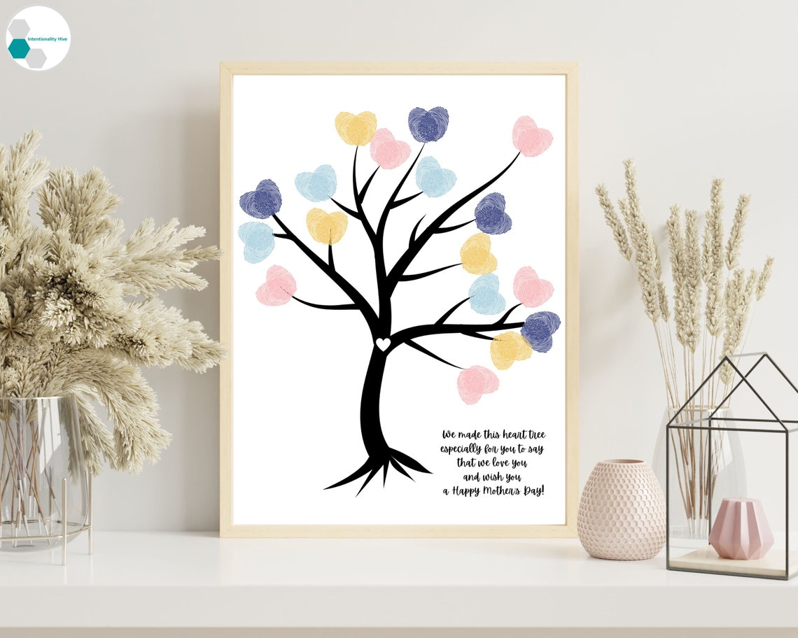 Fingerprint Mother's Day Craft for Kids, Toddlers, Baby | Mom or ...