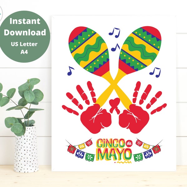 Cinco De Mayo Handprint - Etsy