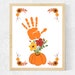 Acorn Handprint Art Craft, Fall Handprint Art, Fall Handprint Craft for ...