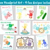 100 Days of School Handprint Art Poem, 100 Days Preschool Craft, 100 ...