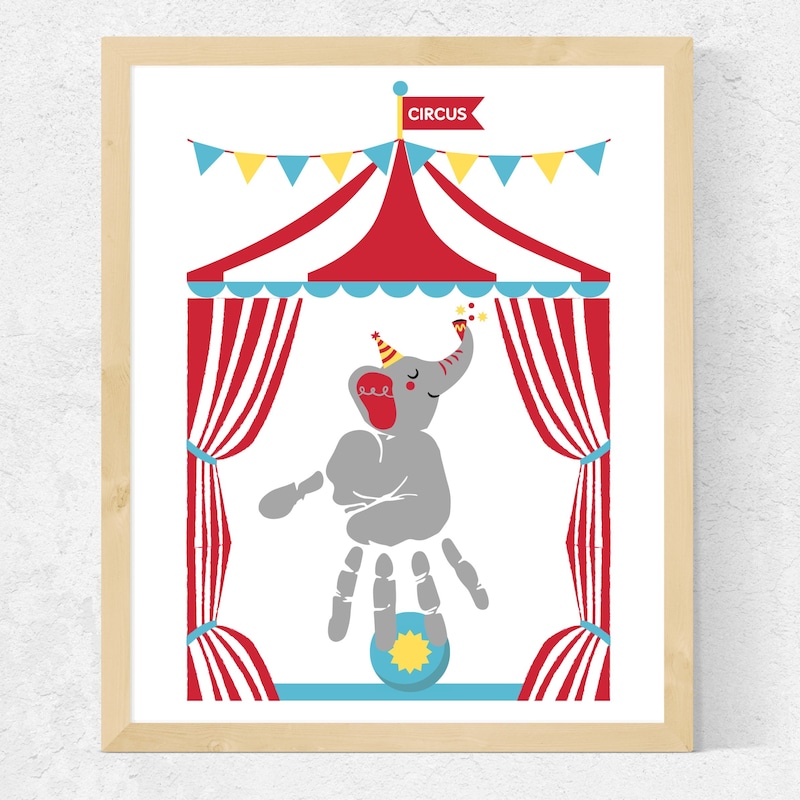 Circus Elephant - Etsy