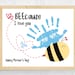 Father's Day Handprint Printable Fathers Day Crafts for Kids Todders ...
