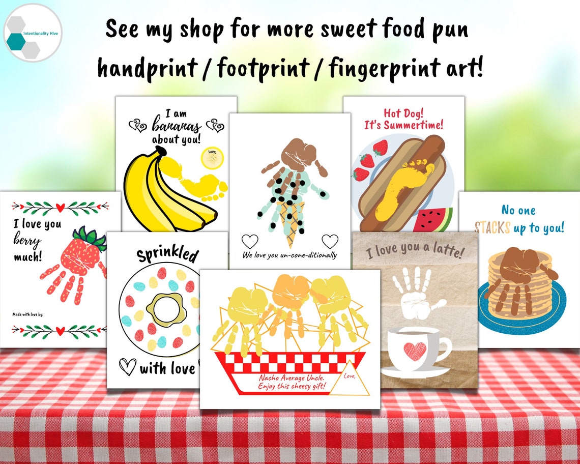 Donut Fingerprint Craft for Kids Printable Donut Craft & - Etsy