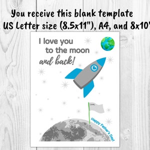 Father's Day Handprint Art Craft Printable, Father's Day Craft for ...