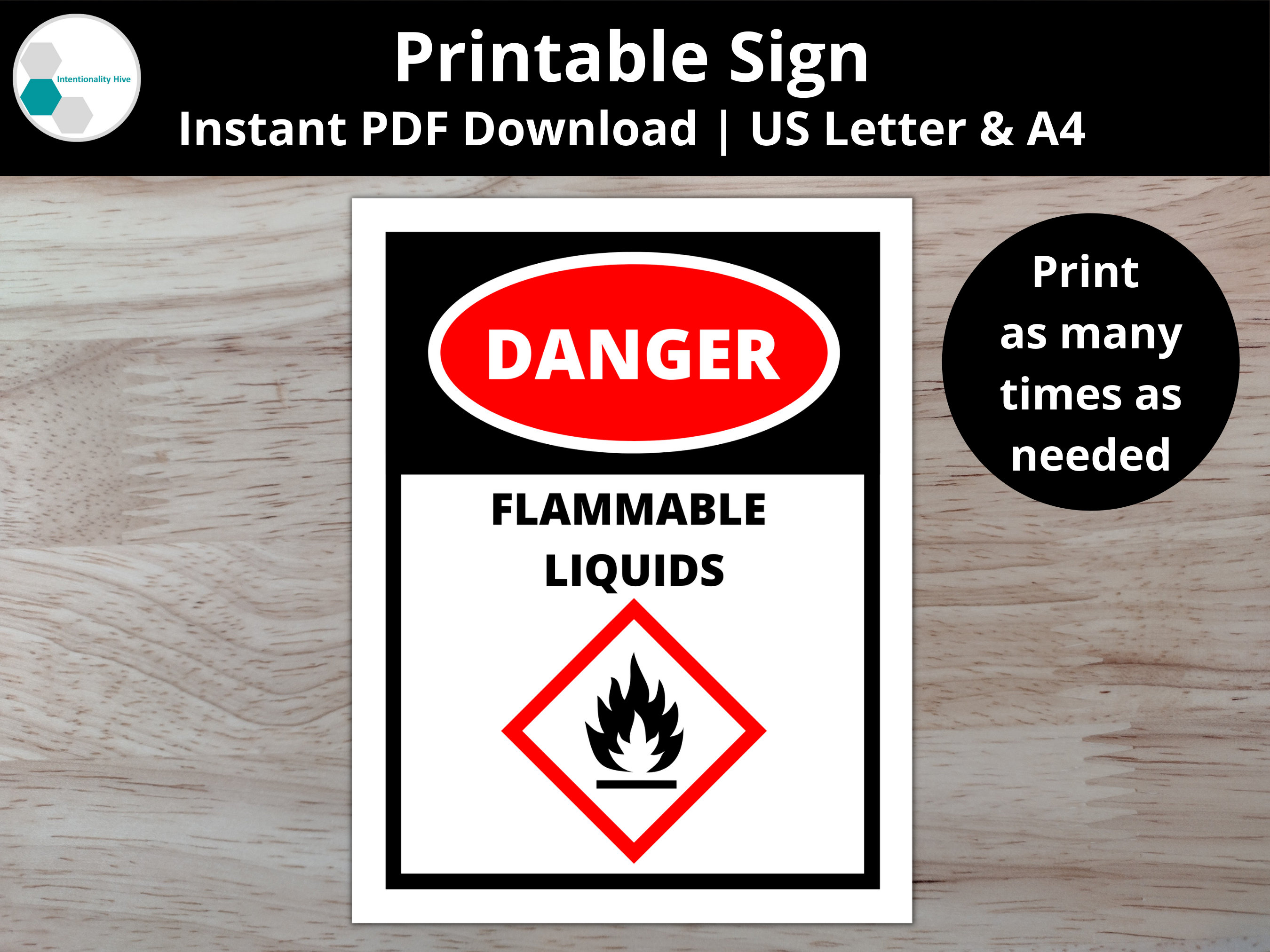Flammable Liquids Symbol