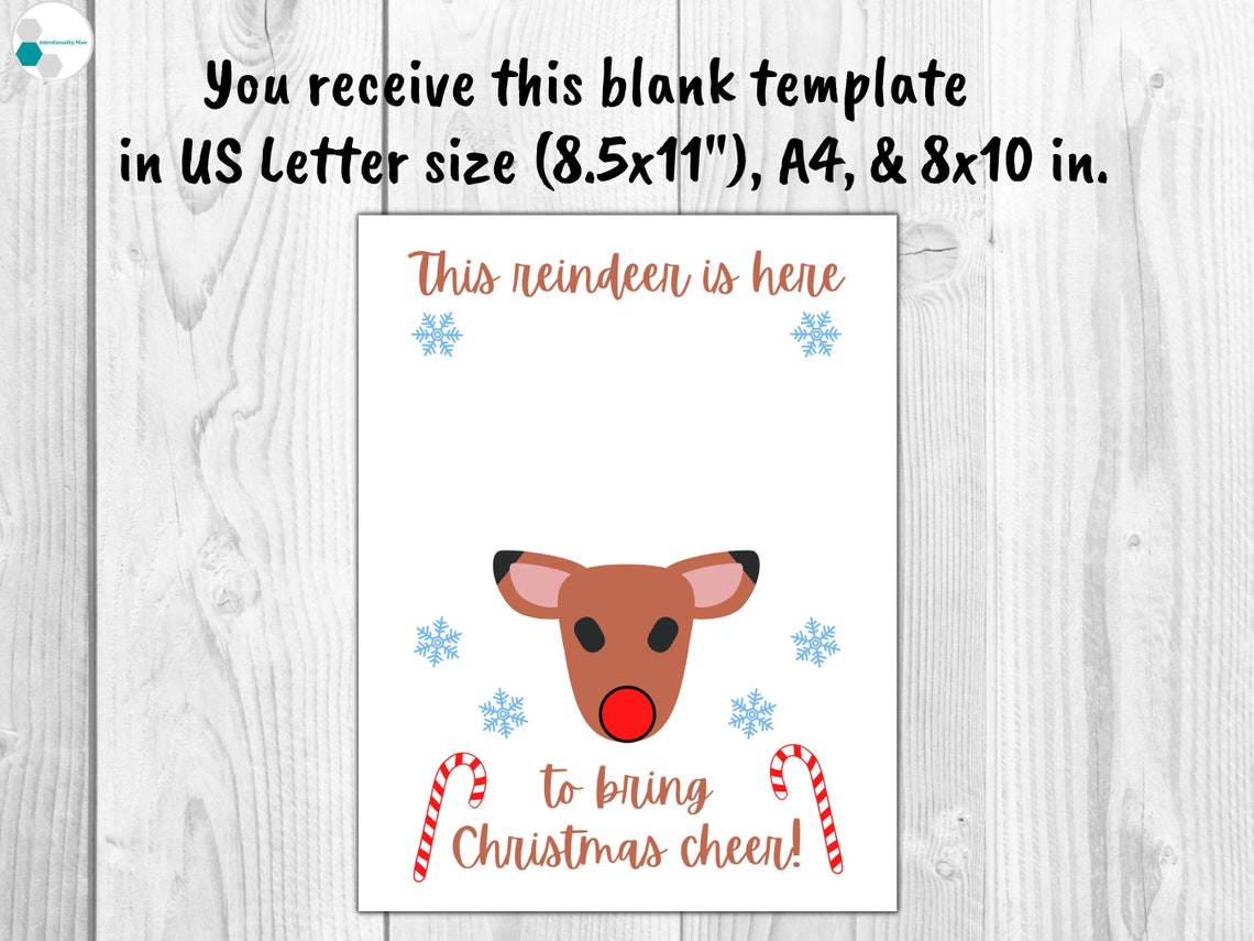 Reindeer Handprint Printable Craft | Christmas Craft for Infant ...