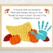 Cornucopia Thanksgiving Handprint Art Poem, Happy Thanksgiving ...