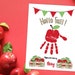 Fall Handprint Art Craft Fall Apple Handprint Craft for - Etsy