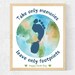 Earth Day Footprint Art Craft, Happy Earth Day Craft for Preschool Prek ...