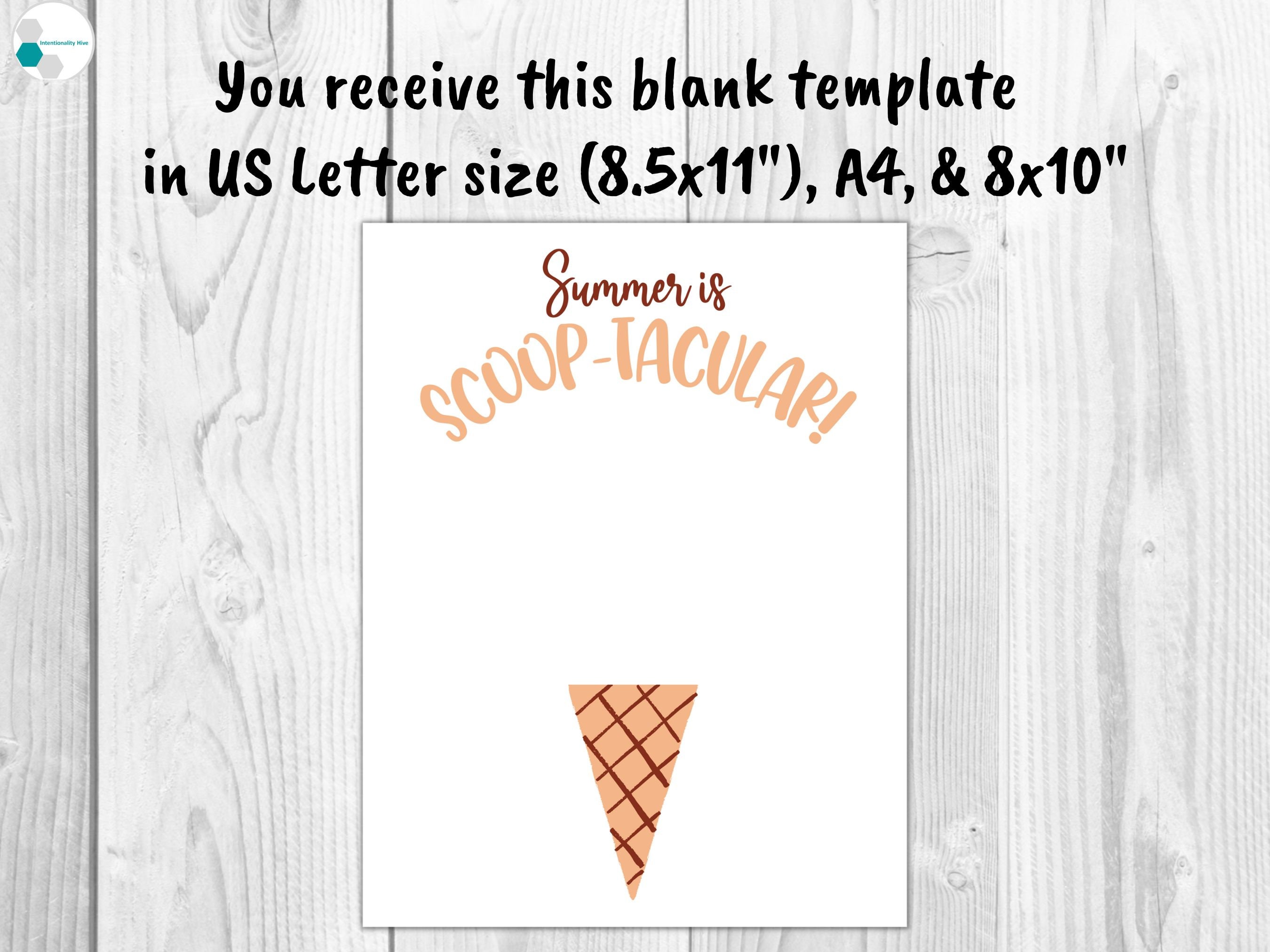 Summer Handprint Art Ice Cream Craft Summer Craft for - Etsy