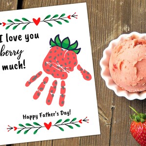 Father's Day Handprint Printable | Fathers Day Crafts for Kids Todders ...