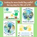 Earth Day Footprint Art Craft, Happy Earth Day Craft for Preschool Prek ...