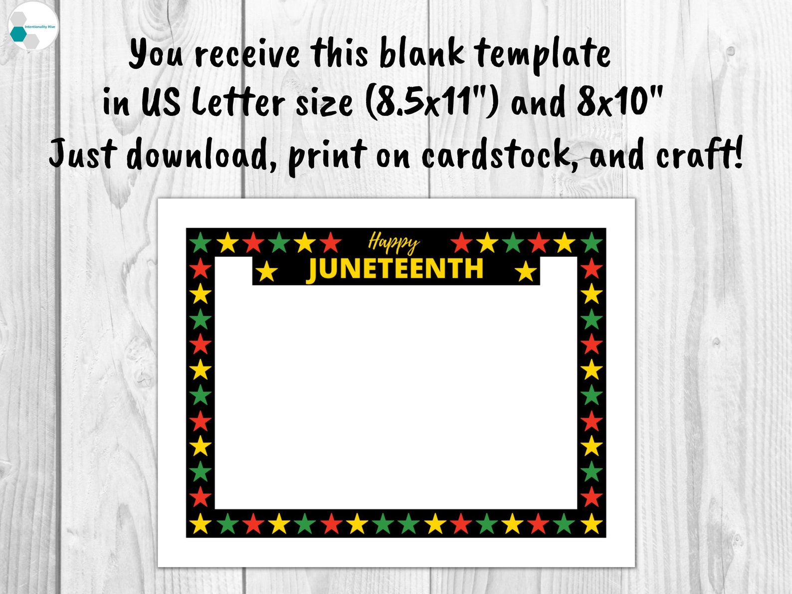Juneteenth Craft for Kids | Printable Handprint Art | Juneteenth ...