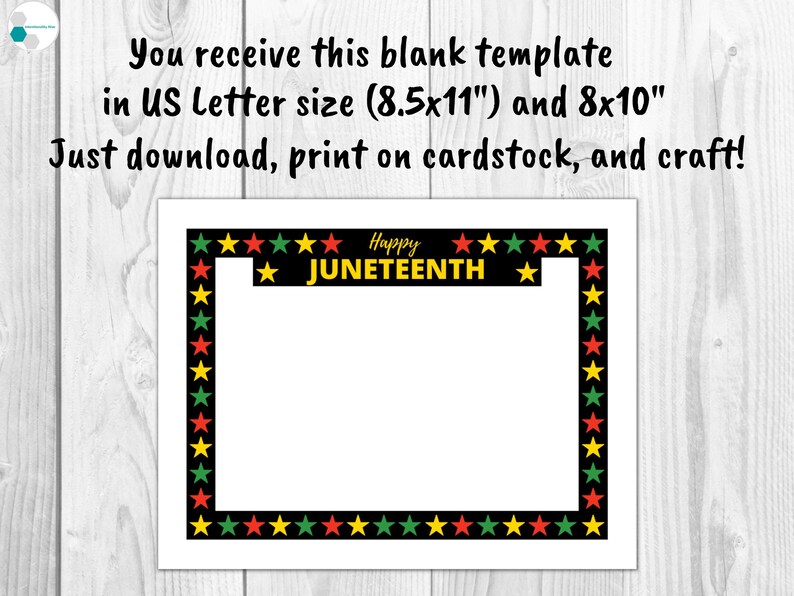 Juneteenth Craft for Kids Printable Handprint Art - Etsy