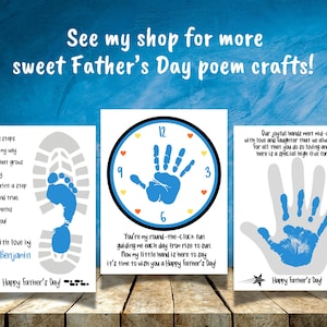 Father's Day Handprint Art Poem High Five, Handprint Father's Day Poem ...
