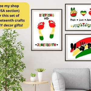 Juneteenth Craft for Kids | Printable Handprint Art | Juneteenth ...
