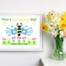 Bee Mother's Day Handprint Art for Toddlers, Preschool, Baby, Kids Bee ...