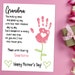 Grandma Mother's Day Handprint Art Poem, Grandma Handprint Mother's Day ...