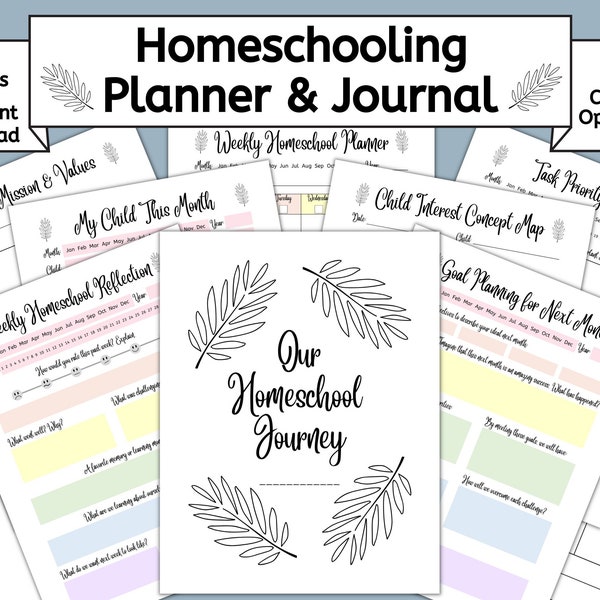 Homeschool Planner - Etsy