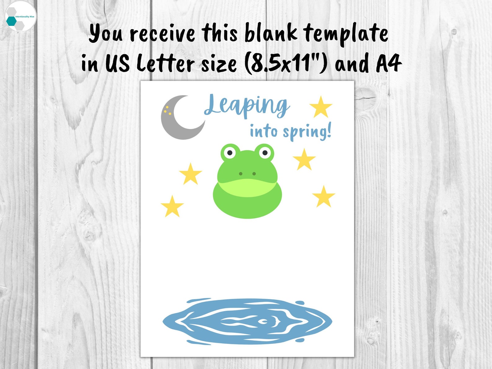 Spring Frog Handprint Craft for Toddlers Preschool Kids - Etsy