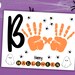 BOO Halloween Handprint Art Craft Printable, Happy Halloween Handprint ...