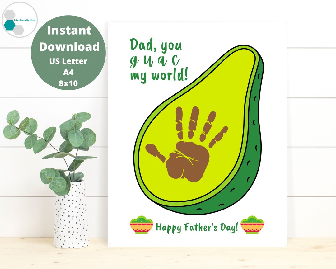 Dad Handprint Father's Day Craft for Toddlers Babies - Etsy