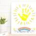You Are My Sunshine Mother's Day Handprint Art Craft, Happy Mother's ...