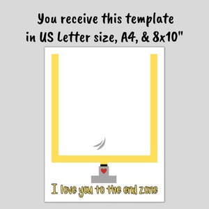 Football Dad Footprint Craft Father's Day Football Gift for Dad From ...