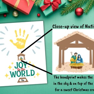 Nativity Joy Handprint Christmas Craft, Star Nativity Handprint Art ...