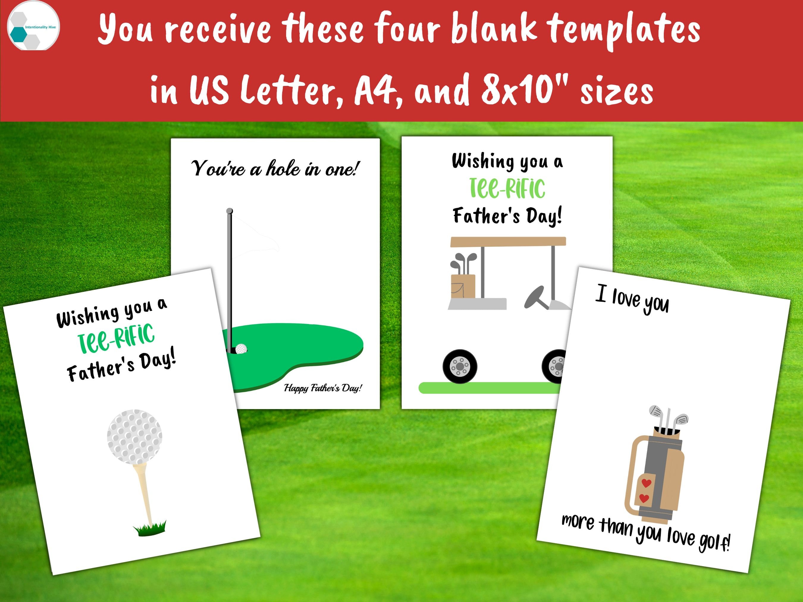 Golf Father's Day Handprint Golf Crafts Father's Day - Etsy Australia