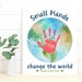 Earth Day Handprint Craft Printable, Earth Day Craft for Preschool Prek ...