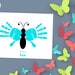 Butterfly Handprint and Footprint Art - Set of 3 | Printable Handprint ...