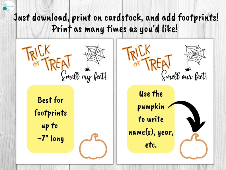 Smell My Feet Footprint Printable Craft for Toddler Baby Preschool ...