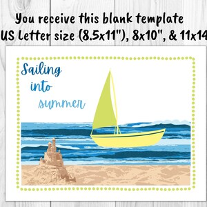 Summer Handprint Craft, Summer Craft for Toddlers Kids, Preschool Beach ...