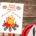 Campfire Handprint Art Making Smore Memories Camping Craft for Toddlers ...
