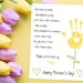 Flower Handprint Poem Mother's Day Craft for Preschool Toddlers Baby ...