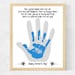 Father's Day Handprint Art Poem High Five, Handprint Father's Day Poem ...