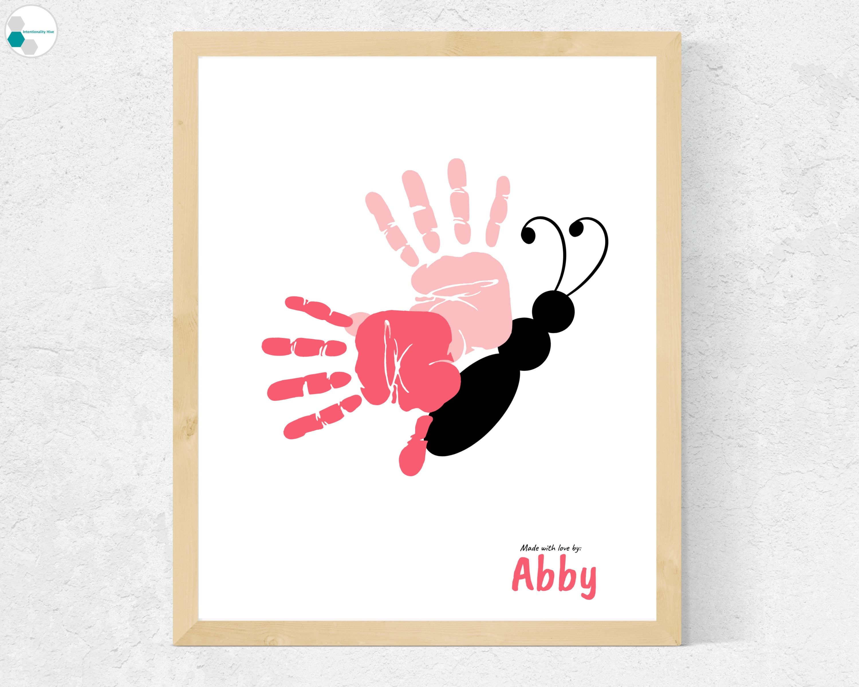 Flying Butterfly Handprint Craft Printable Butterfly Art - Etsy