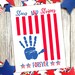 Flag Handprint Craft for Kids | Printable US Flag Handprint Art ...