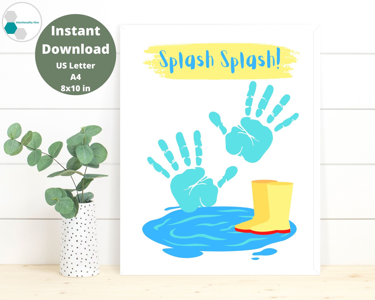Spring Handprint Craft for Toddlers / Preschool / Daycare / Infants ...